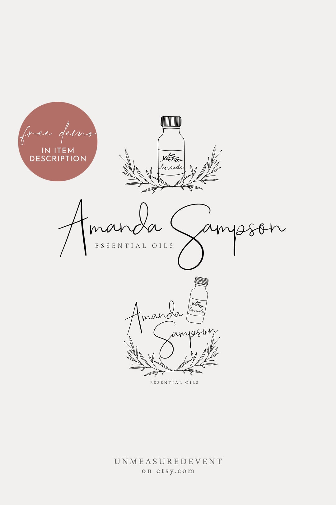 Essential Oil Logo, Line Art Essential Oil Logo Design Template ...
