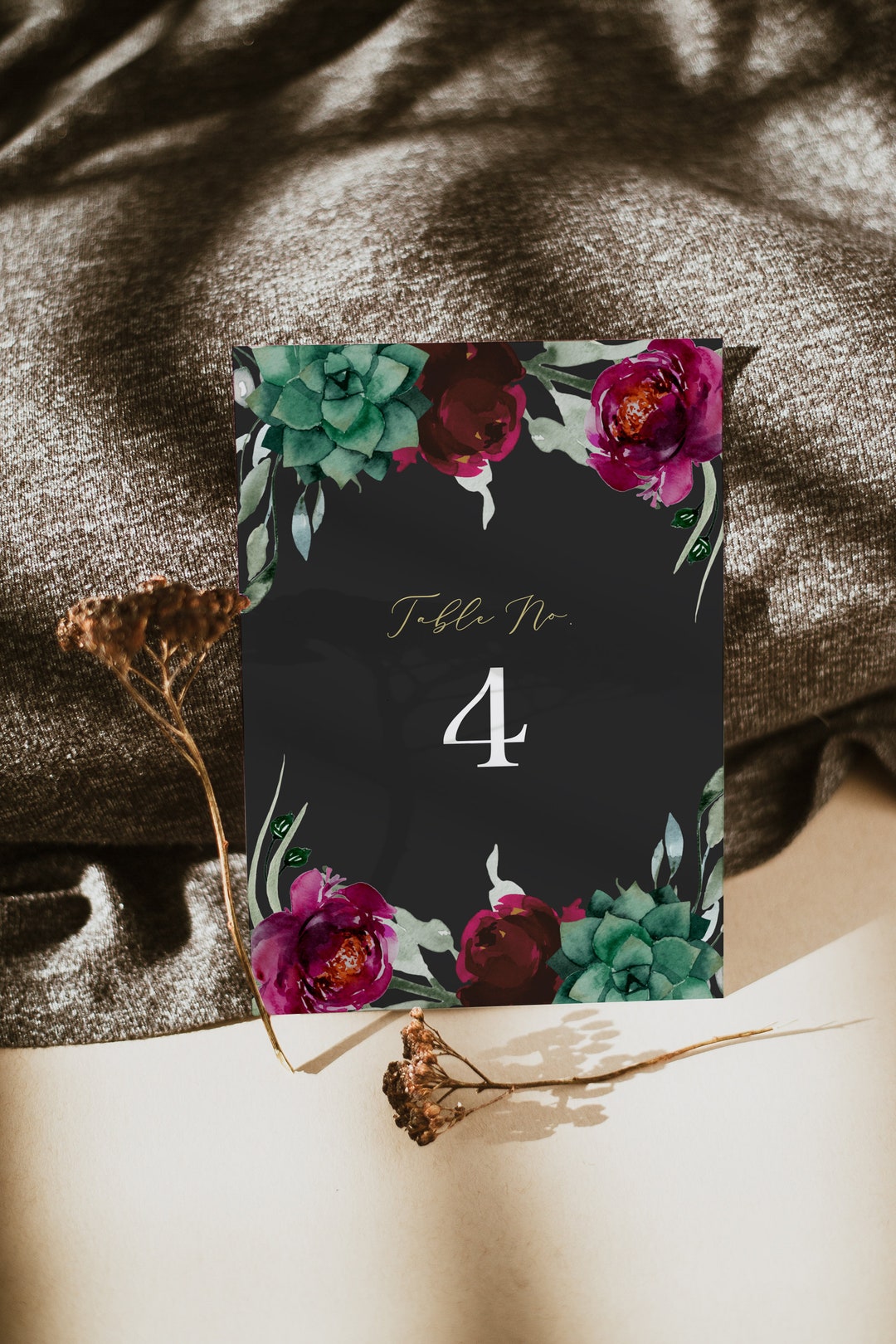 AMY | Printable Table Number, Moody Table Numbers, Fall Table Numbers ...