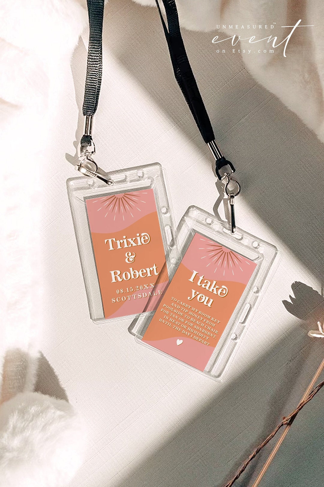 Room Key Card Tag Template Printable Boho Key Card Pocket - Etsy