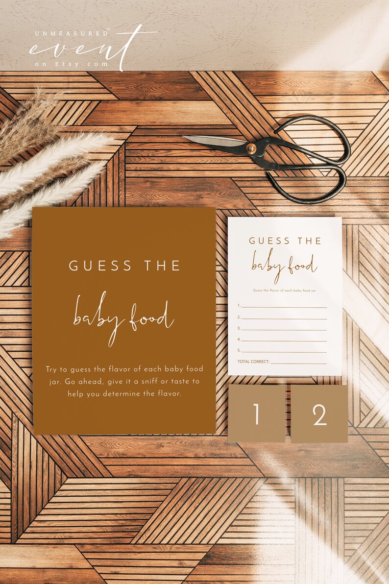 INDIE Bohemian Baby Shower Game Bundle Boho Baby Shower Game | Etsy