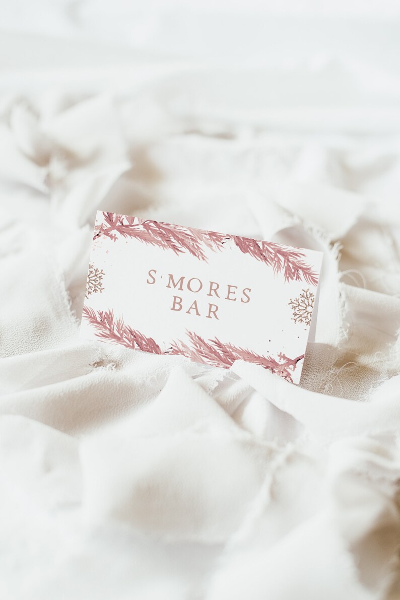 RORY Blush Winter Onderland Birthday Bundle Snowflake - Etsy