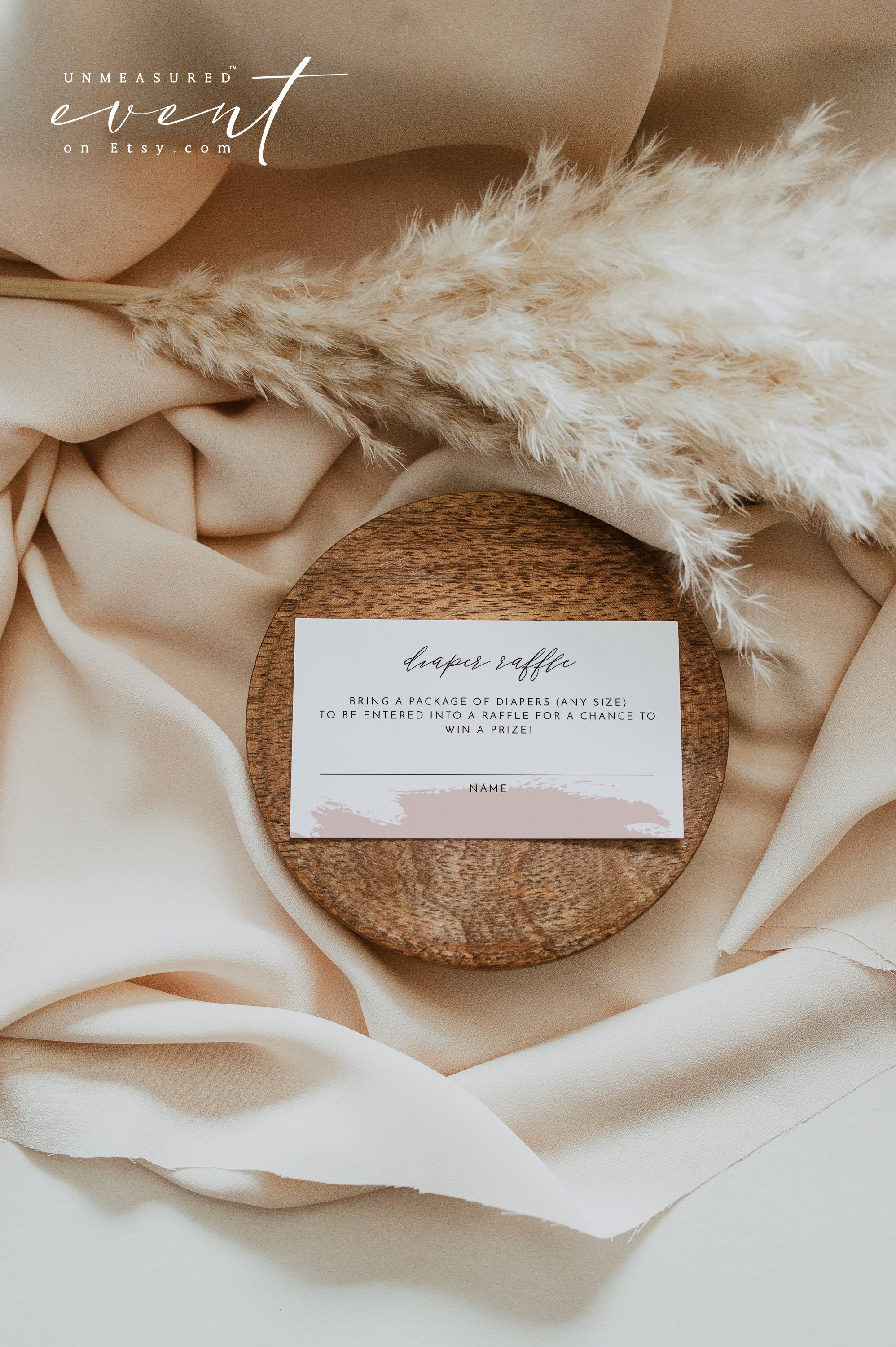 GRETCHEN Editable Color Baby Shower Invitation Template Suite, Blush ...