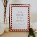 MERI Printable Christmas Food Sign Template Eat Drink and Be Merry Sign ...