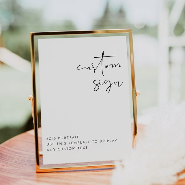 8x10 Printable Sign - Etsy