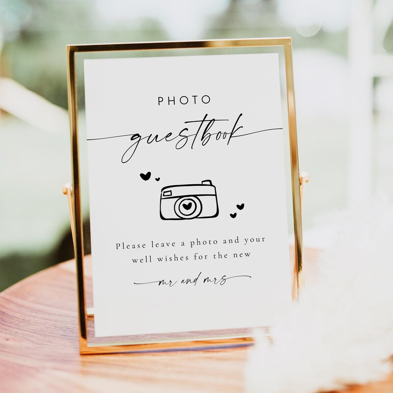Polaroid Guest Book Sign - Etsy