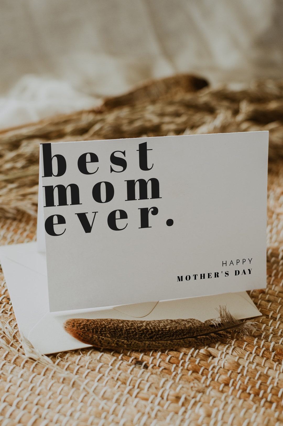 RILEY Best Mom Ever Mother's Day Card, Funny Mother's Day Card ...