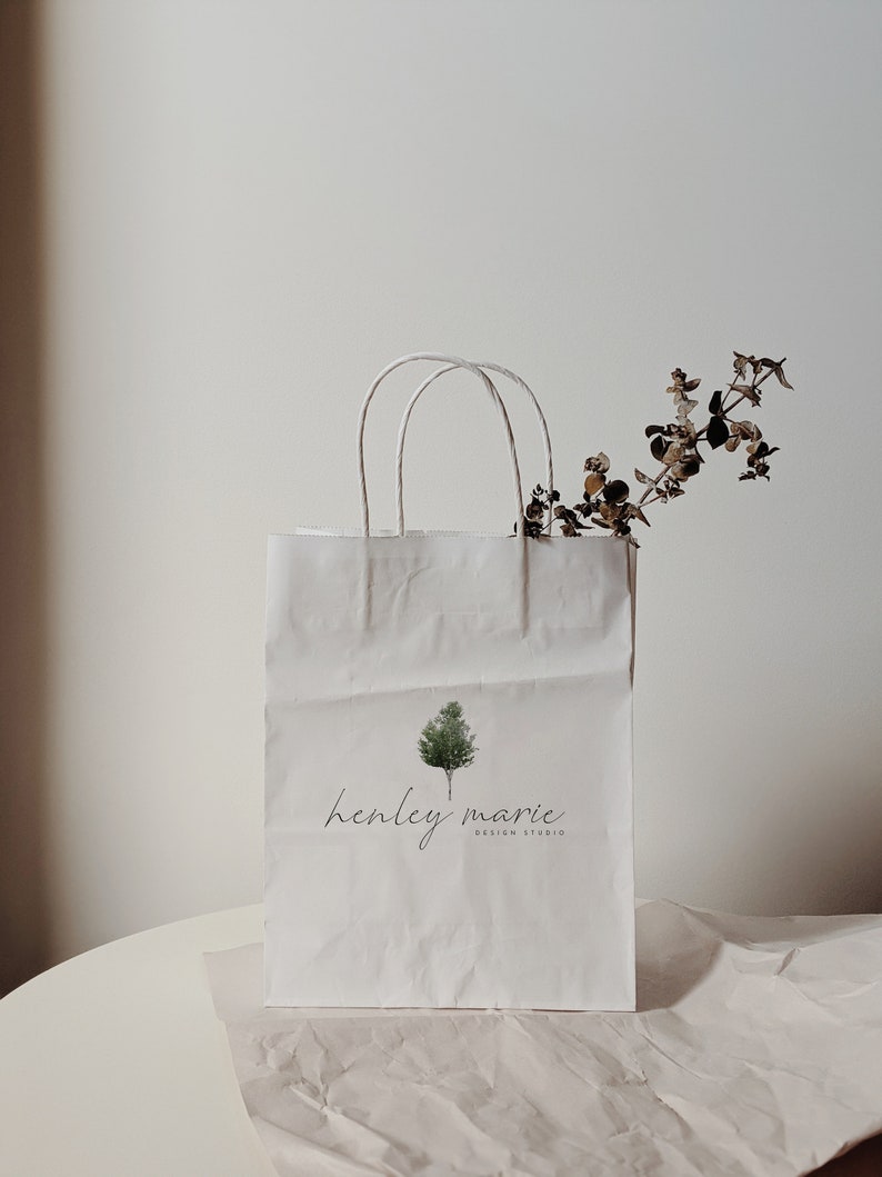 BIRCH Tree Logo Template Rustic Logo Design Photography | Etsy