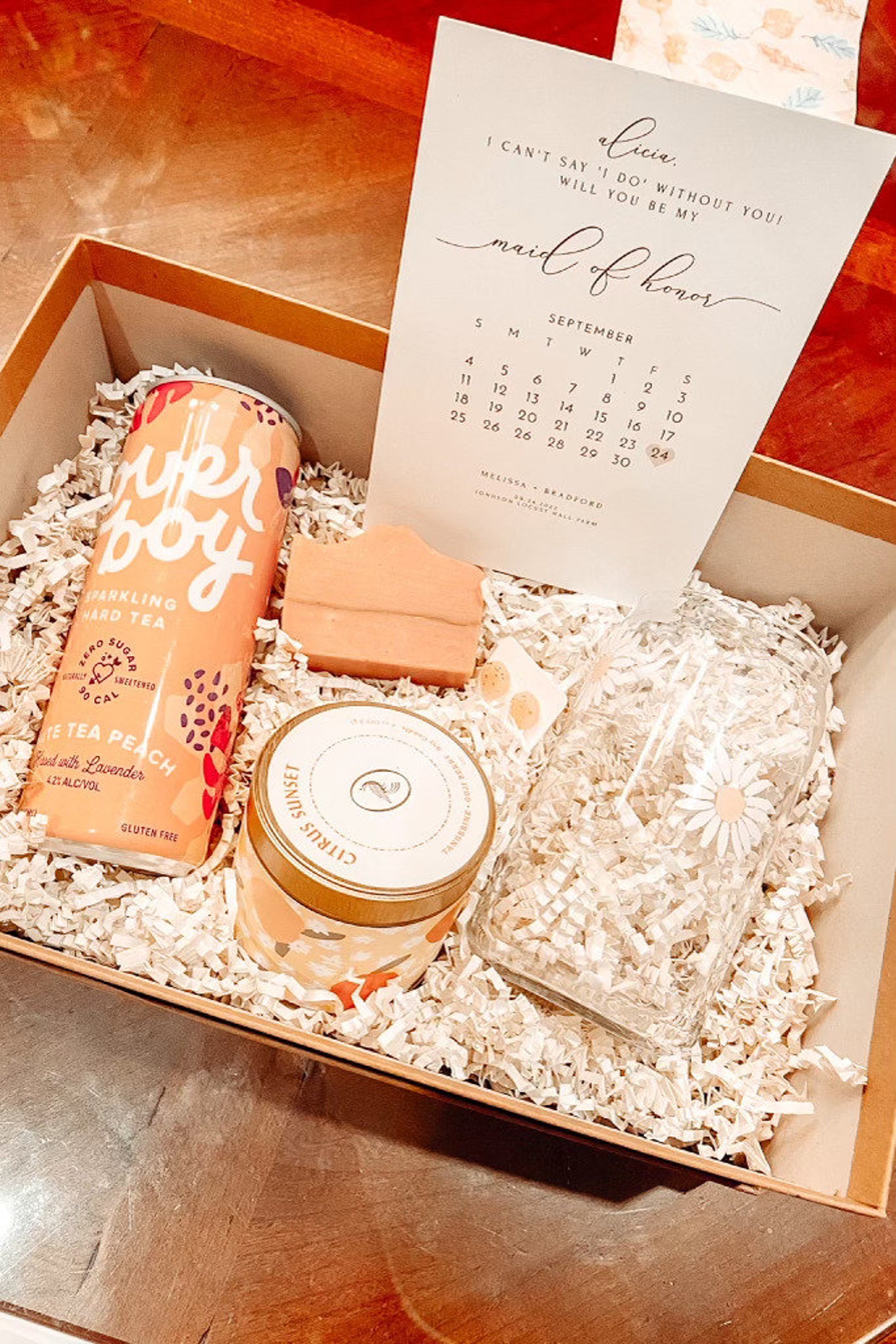 ASHER Calendar Bridesmaid Proposal Card Template Will You Be - Etsy