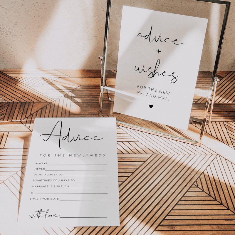 Marriage Advice Card - Etsy