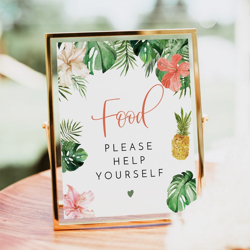 Wedding Food Signs - Etsy