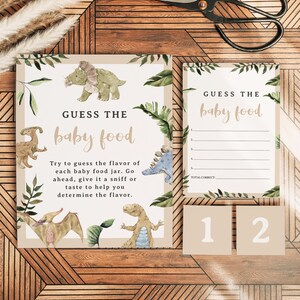 SPIKE Dinosaur Baby Shower Game Bundle, T-red Baby Shower Games ...