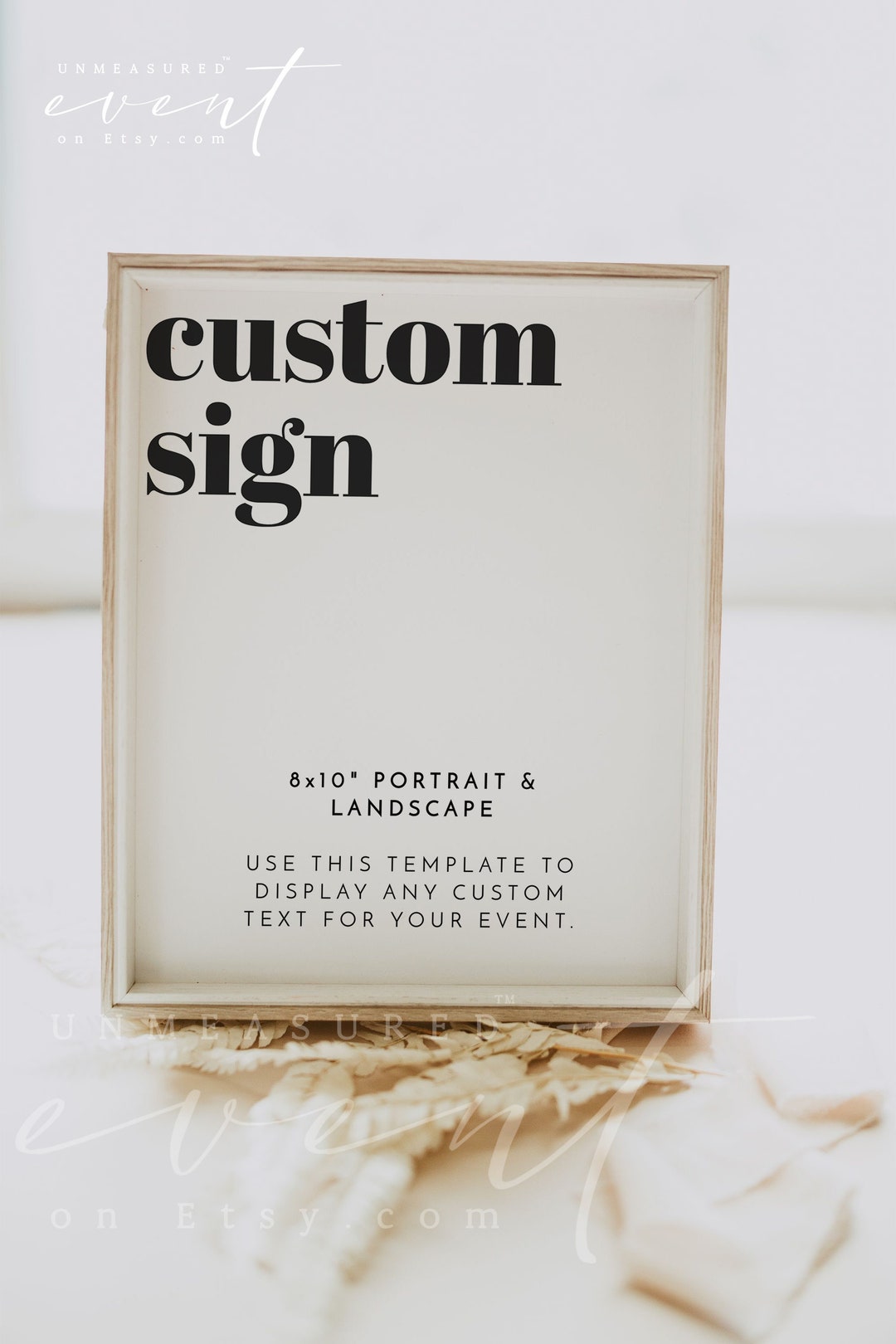 Custom 8x10 Sign Template, Retro Wedding Table Sign Printable, Cards ...