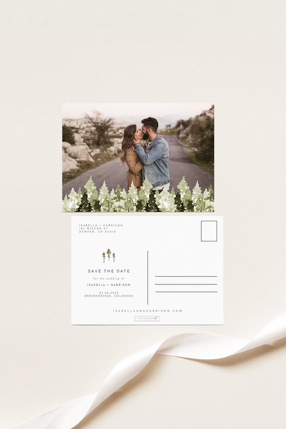 Plantillas Descargables Para Guardar La Fecha En Postales Tarjetas De