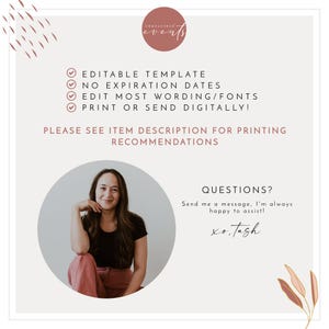 CHICAGO Thank You Card Template, Wedding Table Thank You Card, Guest ...