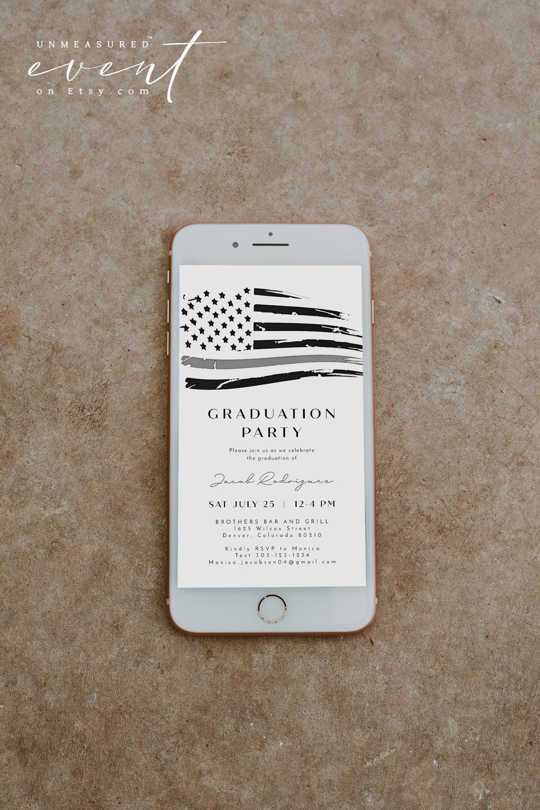 Corrections Officer Graduation Invite, Graduation Text Message ...