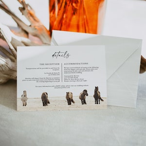 CHEYENNE Horse Wedding Invite, Ranch Wedding Invite, Horse Ranch ...