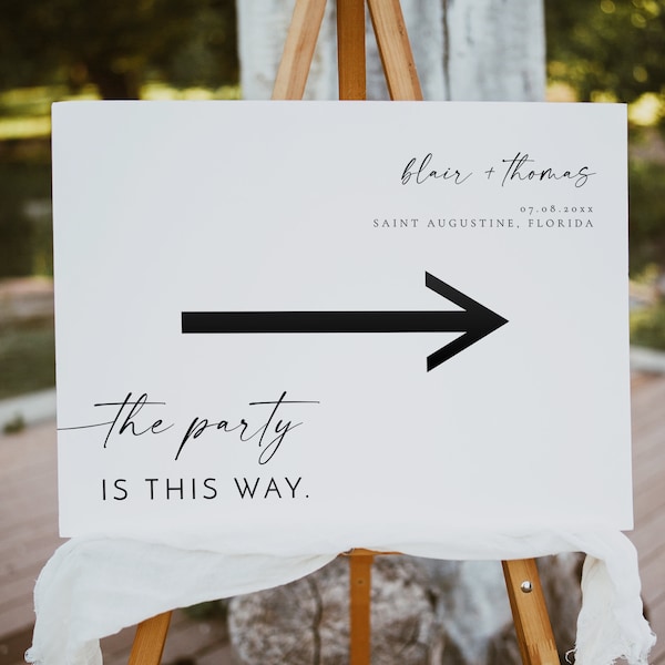 Wedding Arrow Sign - Etsy Australia
