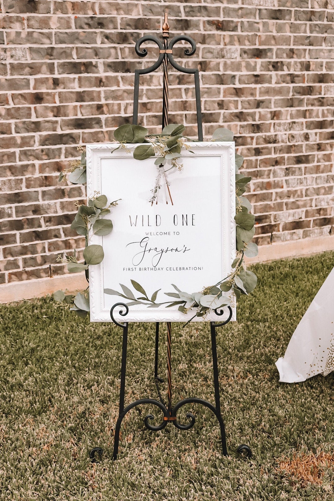 HANNA Any Age Birthday Welcome Sign Template, First Birthday Welcome ...