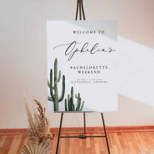 Final Fiesta Welcome Sign Template Bachelorette Party Poster - Etsy