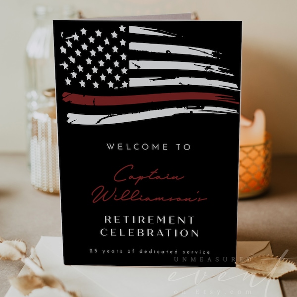 Banquet Program Template - Etsy