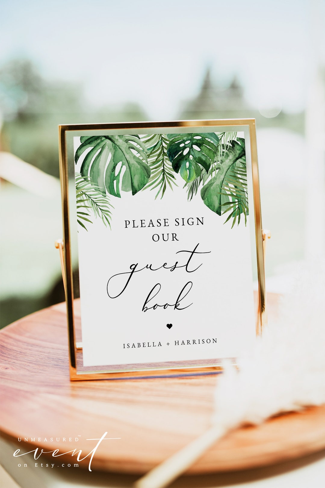 Please Sign Our Guestbook Sign Printable, Sign Our Guestbook, Wedding ...