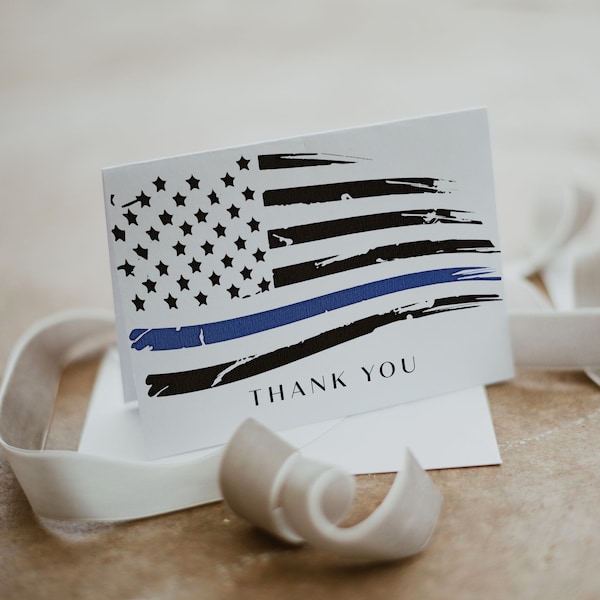 Police Thank You Cards - Etsy