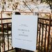 EDITH Classic Wedding Welcome Sign Template, Minimalist Wedding Welcome ...