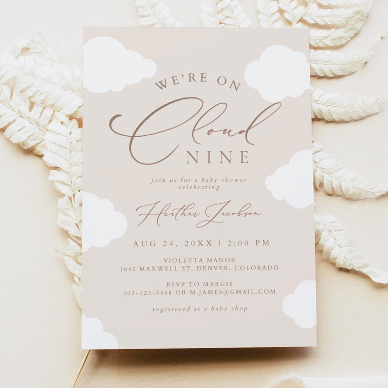Cloud Baby Shower - Etsy