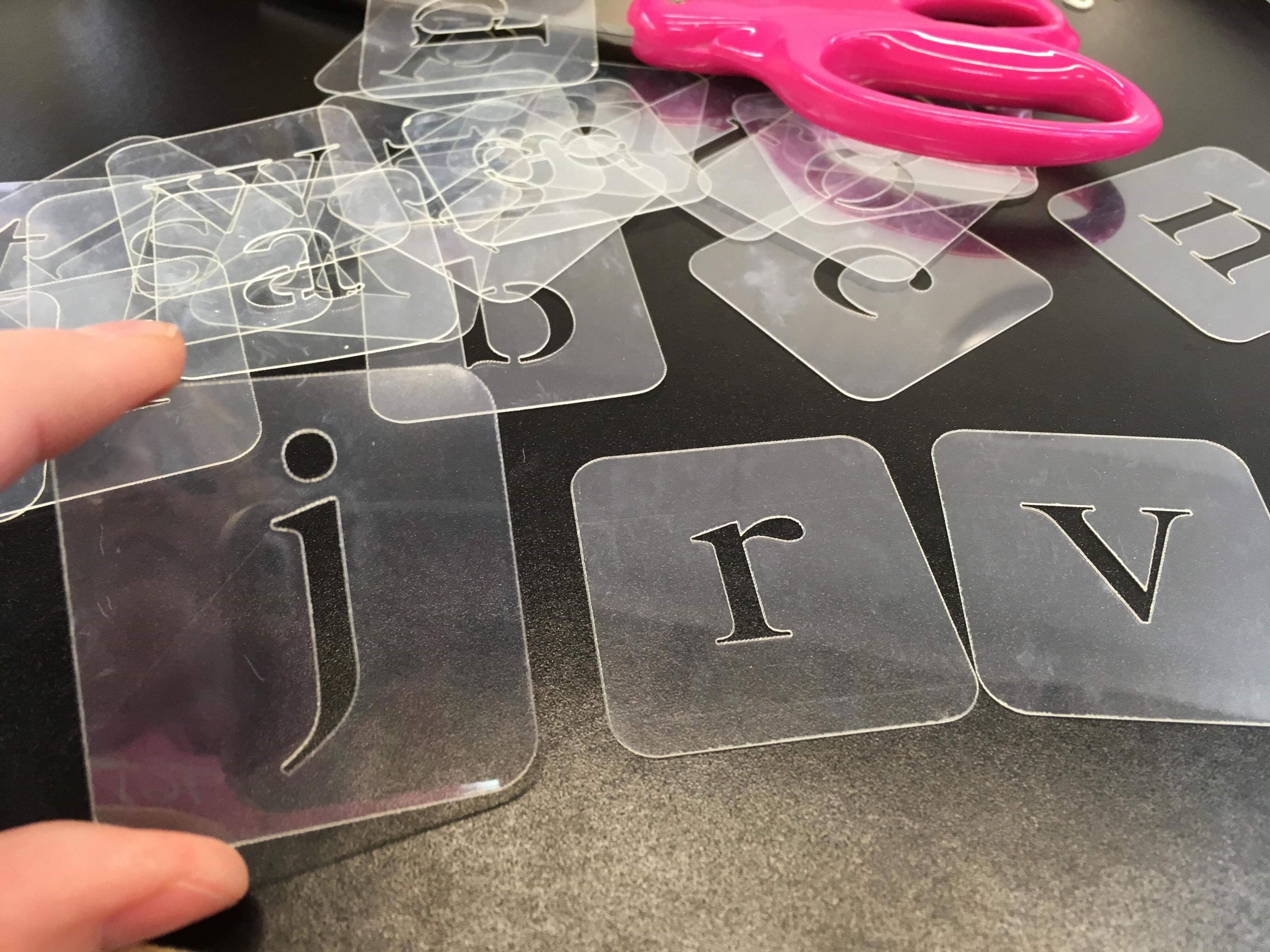 Letter/number Trio | JRV Stencils - Etsy