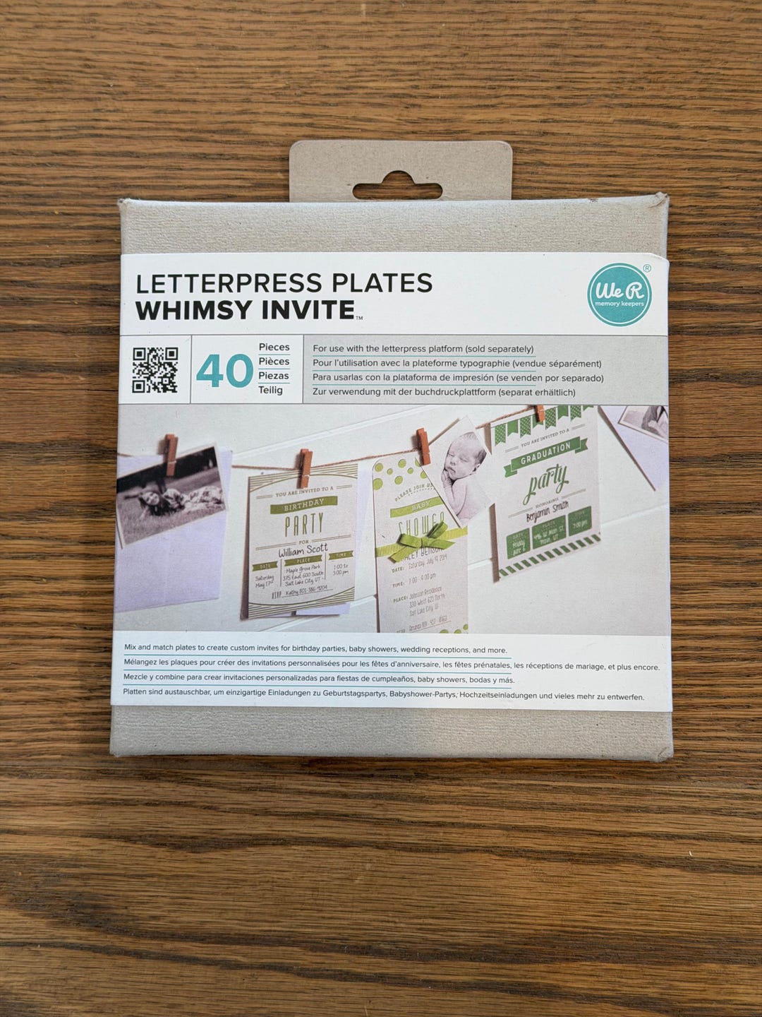 We R Memory Keepers Letter Press Plates - Sold Individually - Etsy