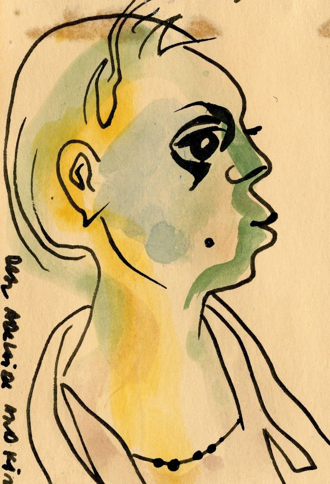 VINTAGE 1958 KARL PRIEBE African American Mid Mod Fine Art Milwaukee Wi ...