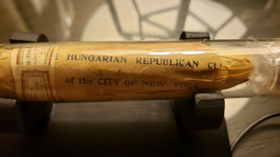 ANTIQUE TEDDY ROOSEVELT cigar 1905 hungarian republic… - Gem
