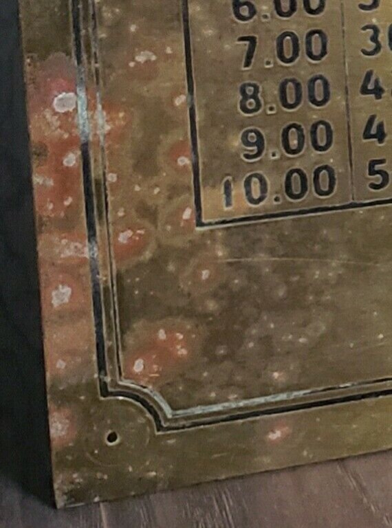 ANTIQUE BRASS BANK sign 1914 ww1 era wall street mill… - Gem