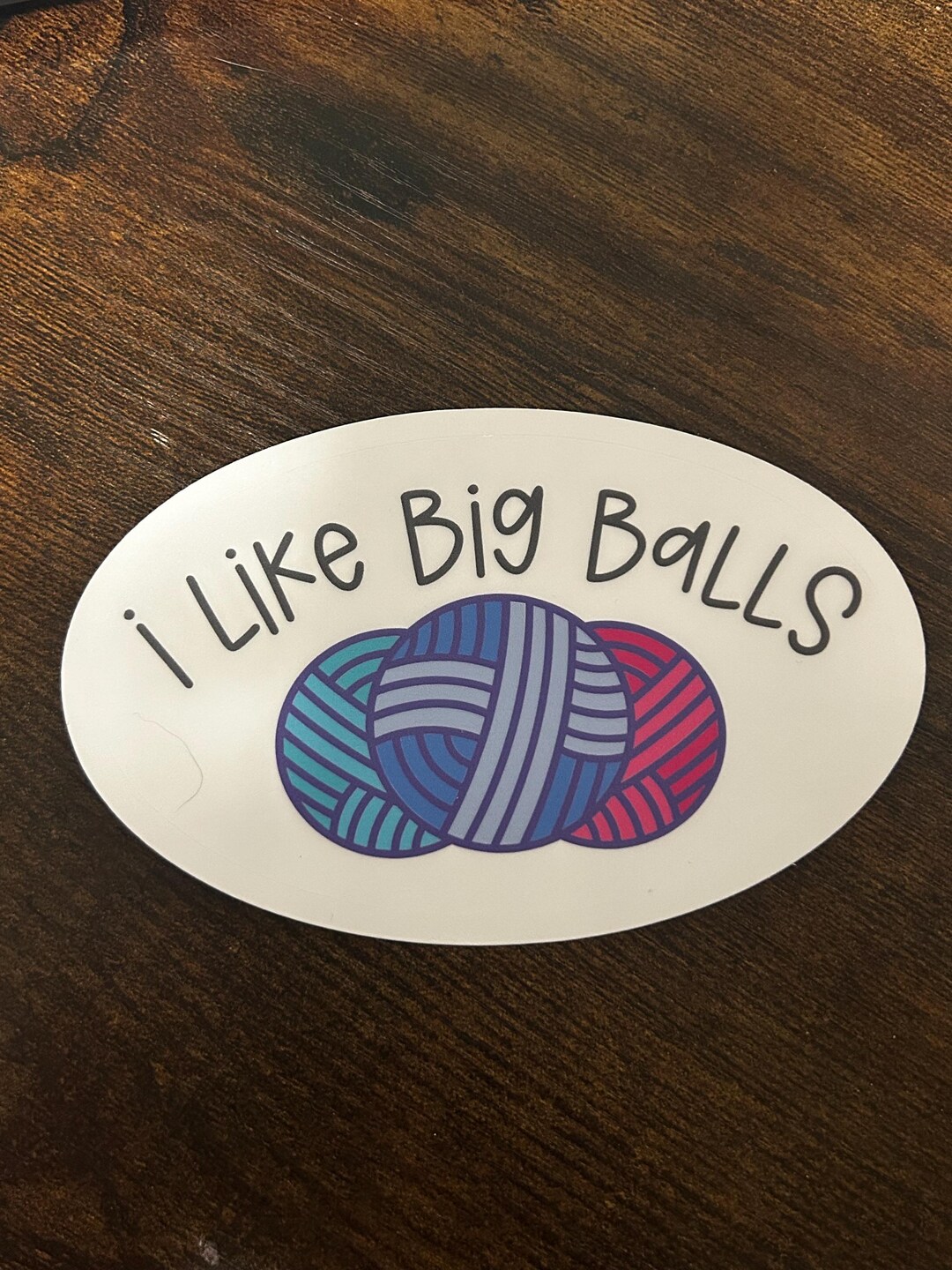 I Like Big Balls // Vinyl Sticker Decal // Water Resistant - Etsy