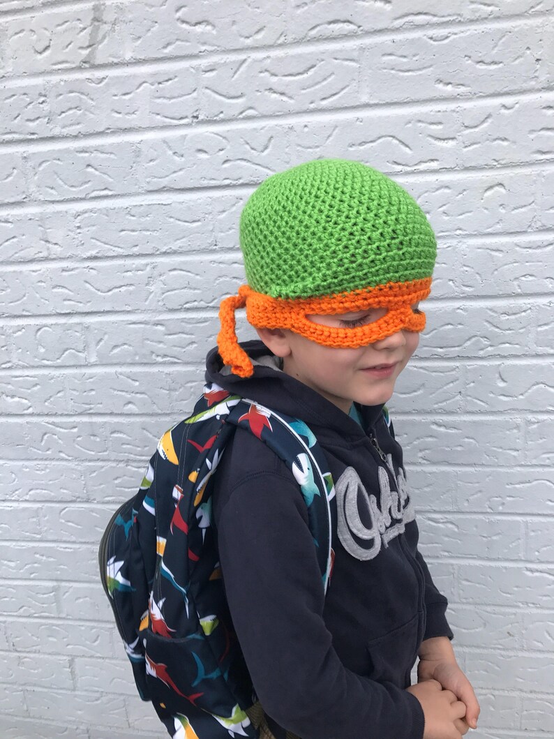 Ninja Turtle Mask Hat - Etsy