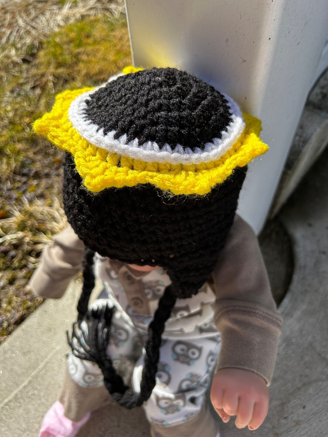 Solar Eclipse Hat // Crochet Sun and Moon Beanie - Etsy