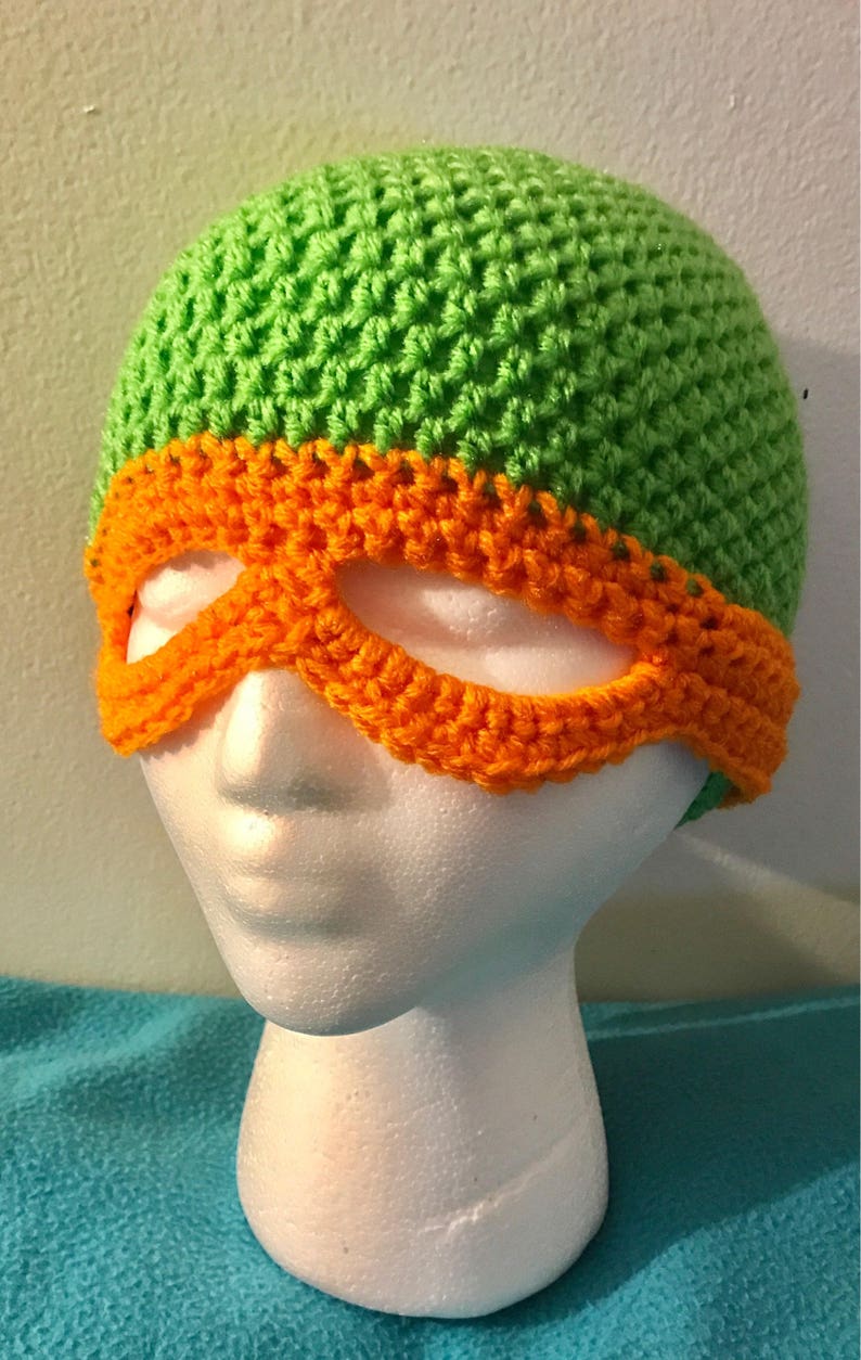 Ninja Turtle Mask Hat - Etsy