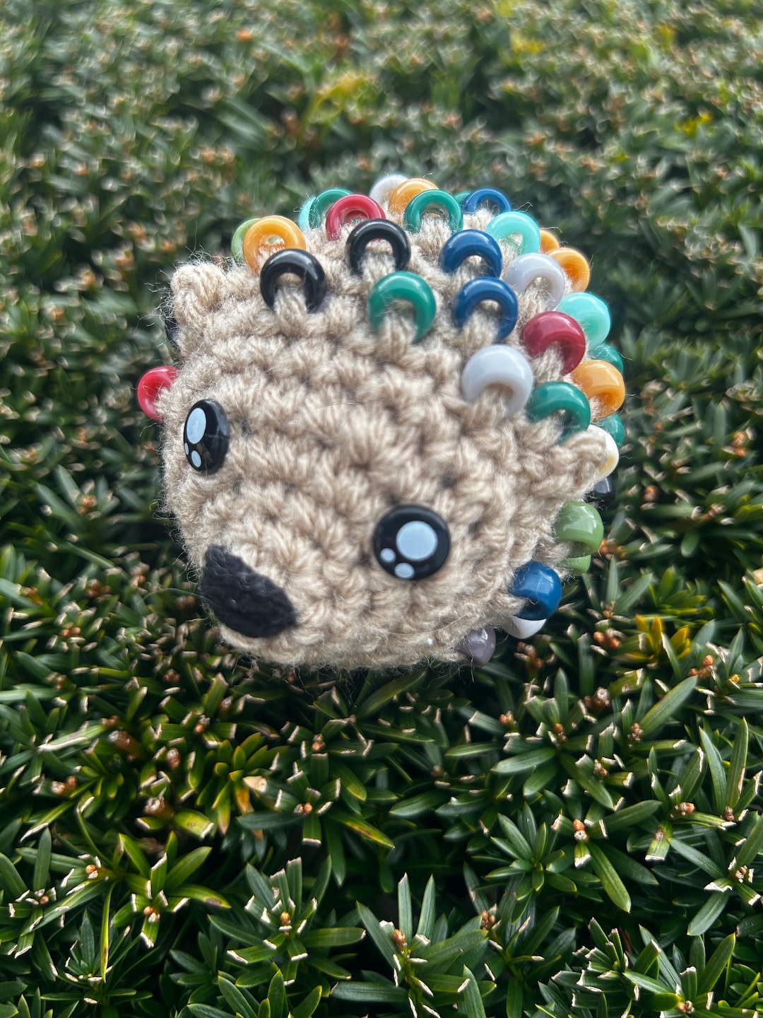 Beaded Fidget Hedgehog Stuffie // Earth Tones // Ready to Ship ...