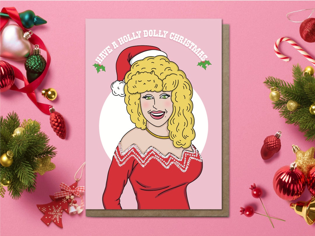 Dolly Parton Christmas Cards Christmas Gift Christmas Cards - Etsy