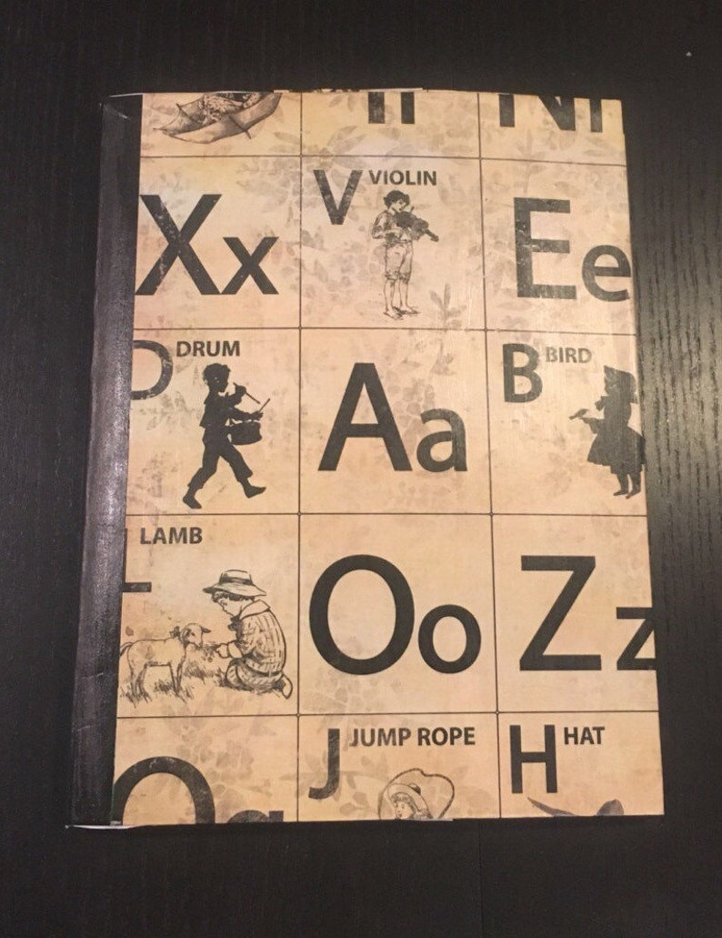 Alphabet Notebook Lined Notebook Journal to Do Lists - Etsy