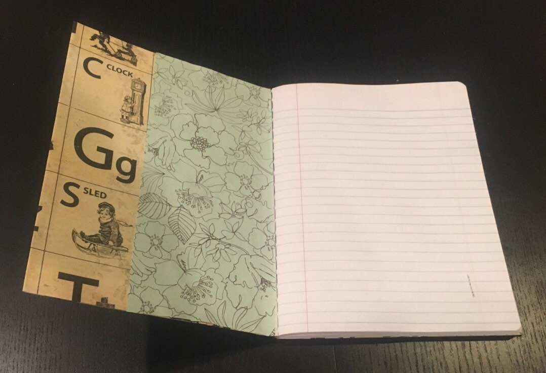 Alphabet Notebook Lined Notebook Journal to Do Lists - Etsy