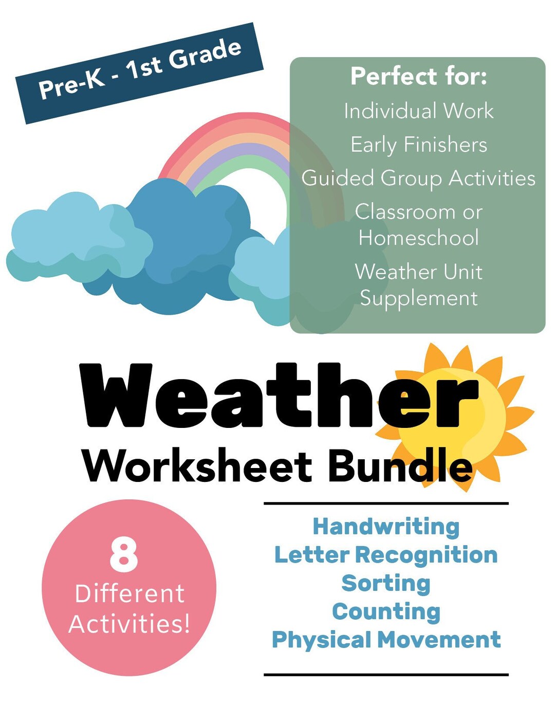 Weather - Printable Bundle - Etsy