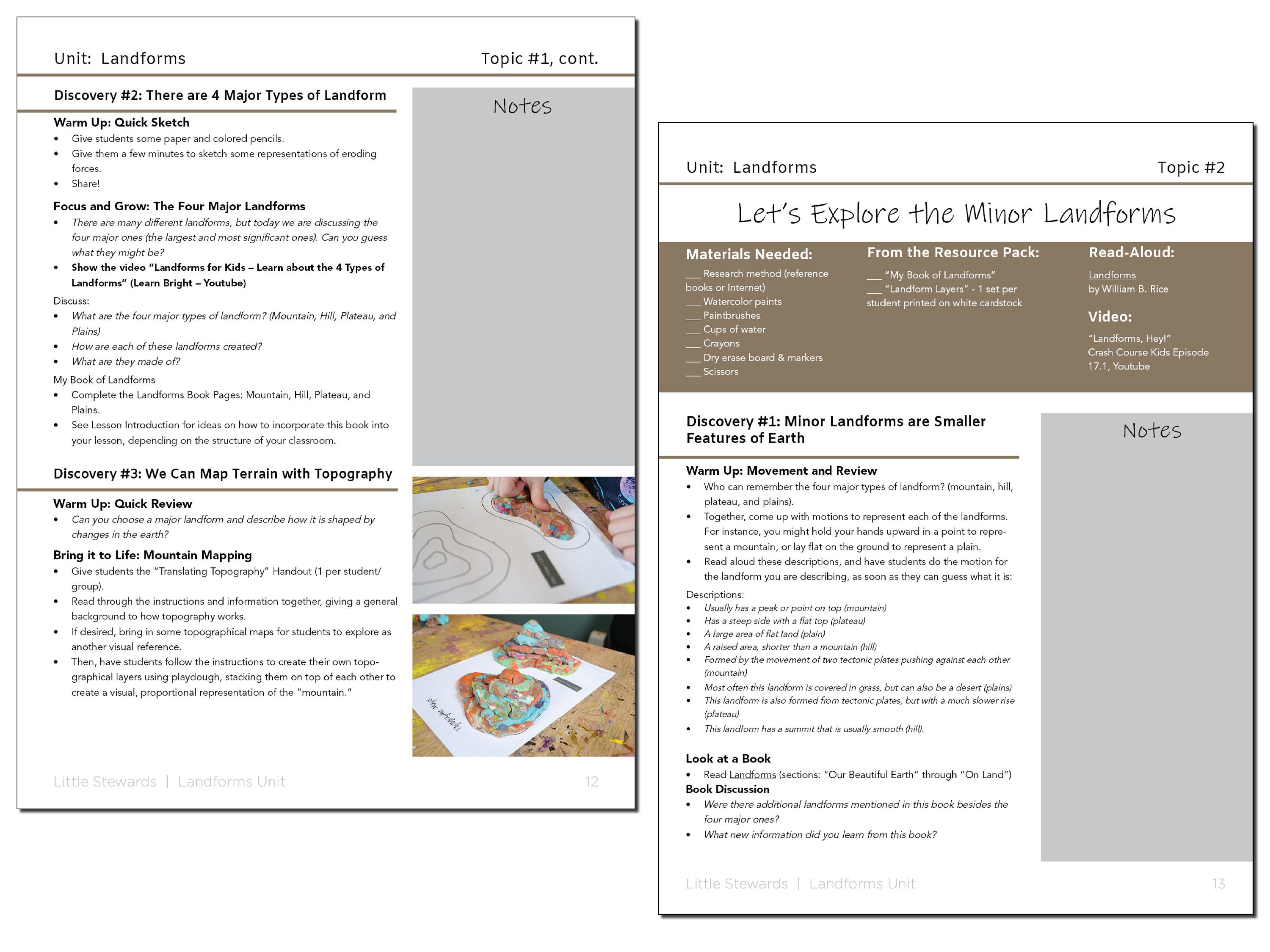 Landforms Unit - Elementary Science - Etsy