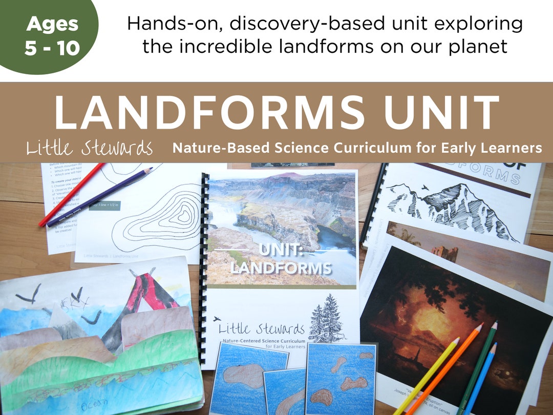 Landforms Unit - Elementary Science - Etsy