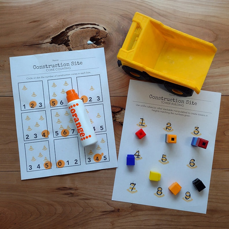 Construction Site - Printable Bundle - Etsy