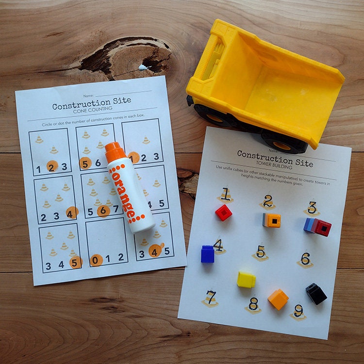 Construction Site - Printable Bundle - Etsy