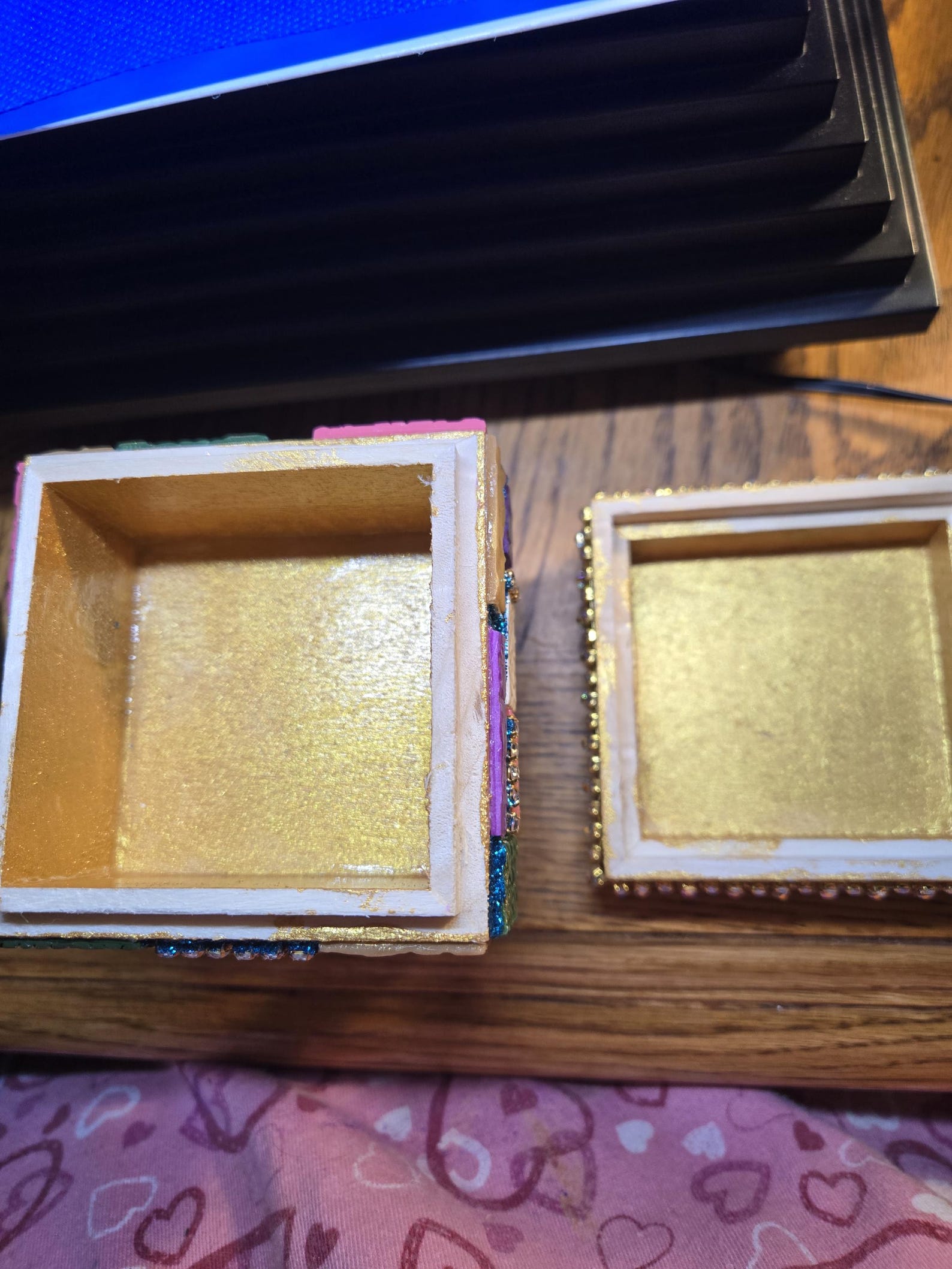 Fairy/ Elf / Sprite Trinket Box. Mixed Media Polymer Clay Mosaic Tiles ...