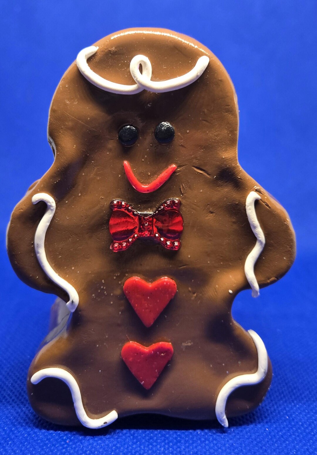 Adorable Gingerbread Man Box. Made of Paper Mache and Covered With ...