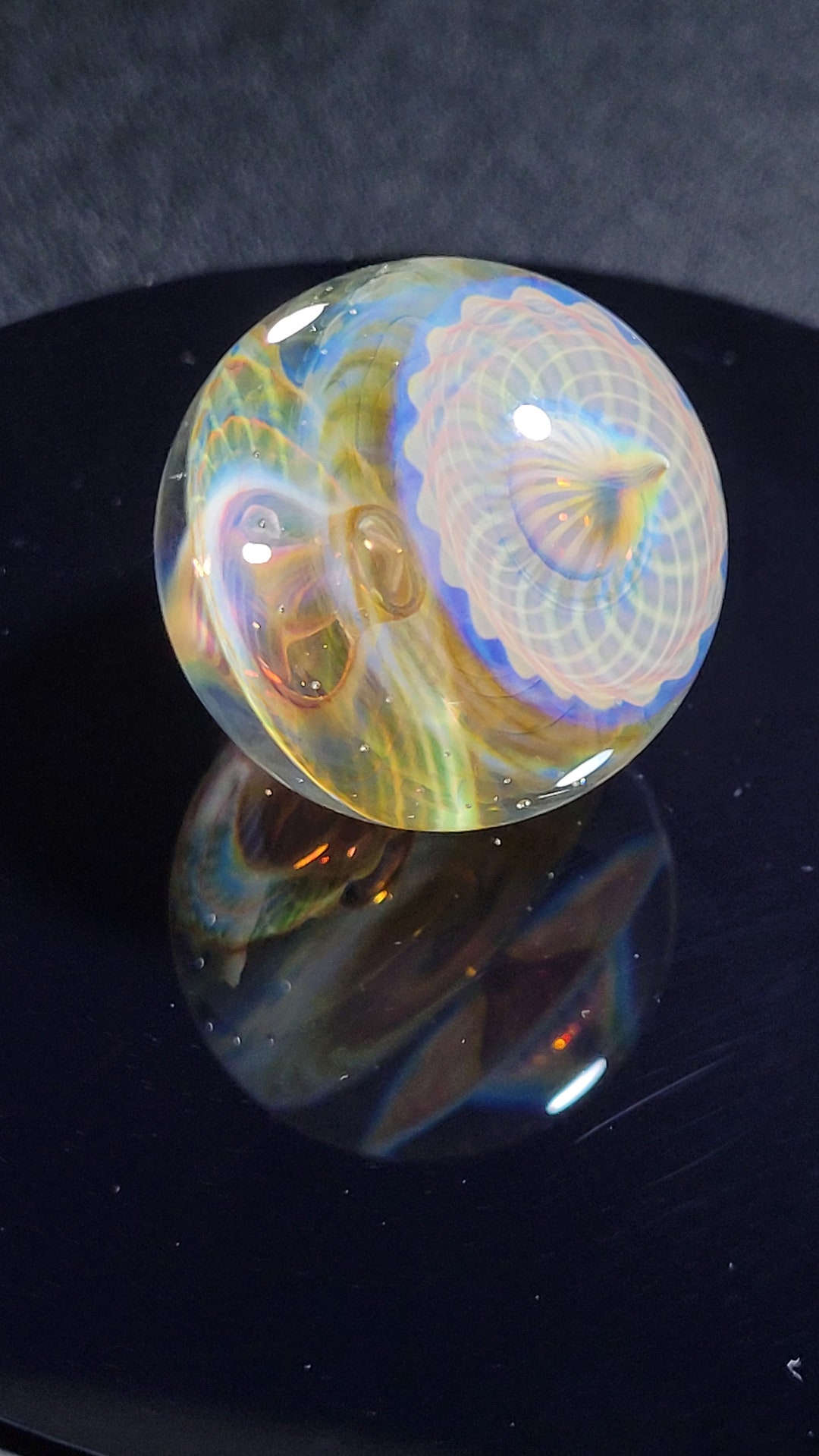 Glass Marble 745 by Ryan Whitmore 1.21 Inch Diameter - Etsy