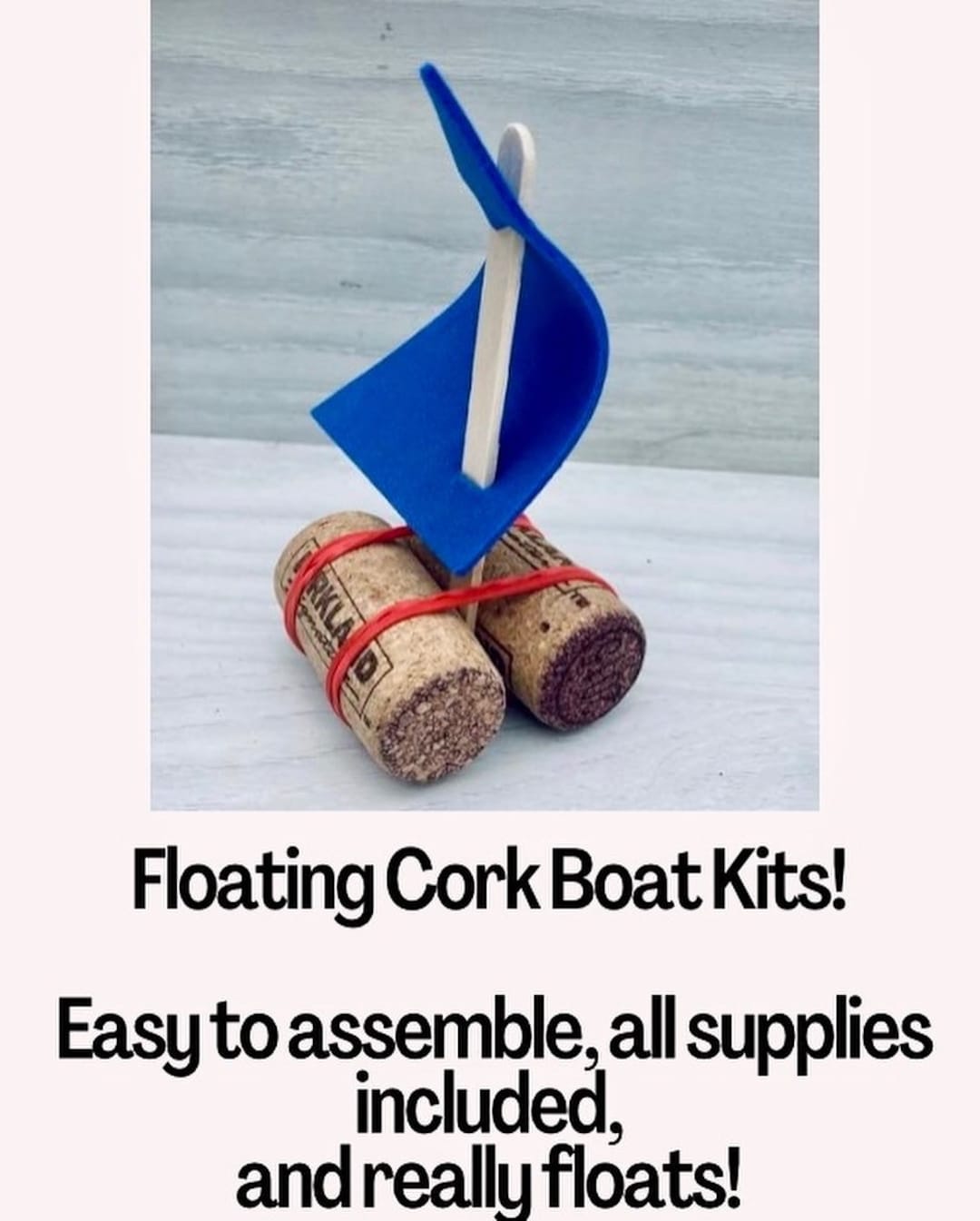 Floating Cork Boat Kit for Kids - Etsy